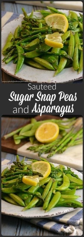Sauteed Sugar Snap Peas and Asparagus | My Nourished Home