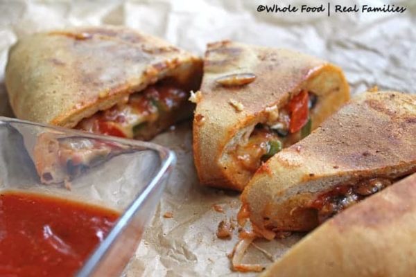 Grilled Vegetable Calzones | My Nourished Home
