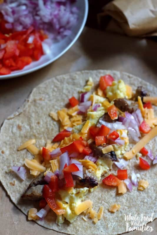 Easy Healthy Breakfast Burrito for a Make Ahead Meal | My Nourished Home
