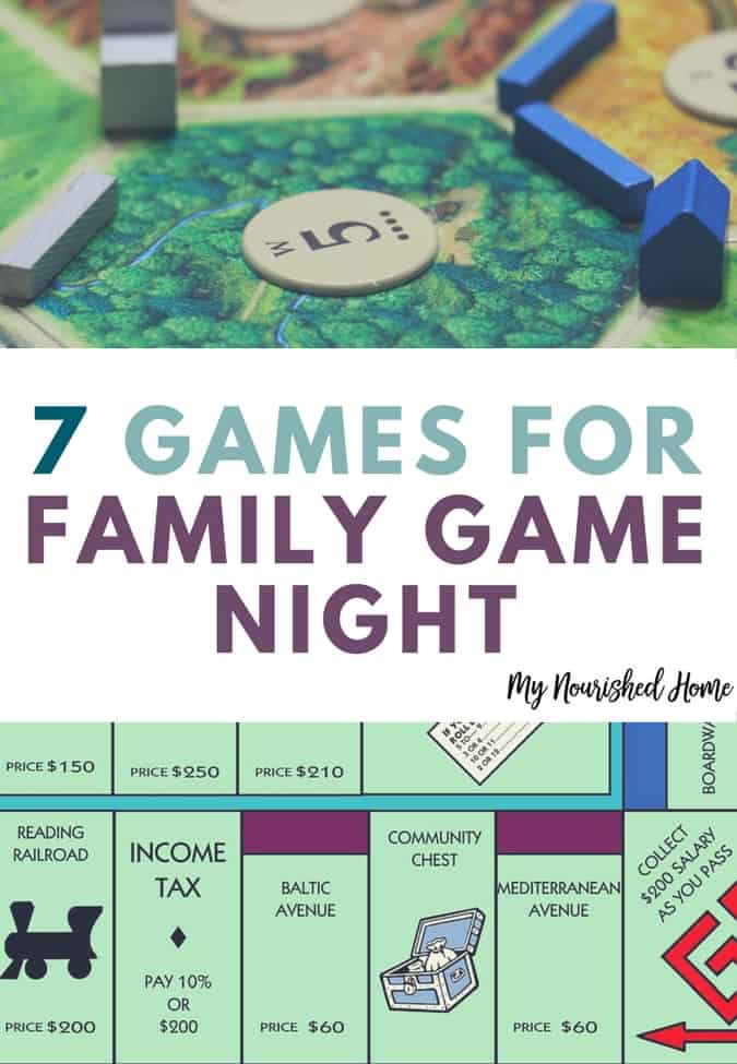 7 Games For Family Game Night My Nourished Home
