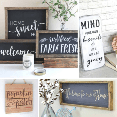 How to make a Farmhouse Sign | My Nourished Home
