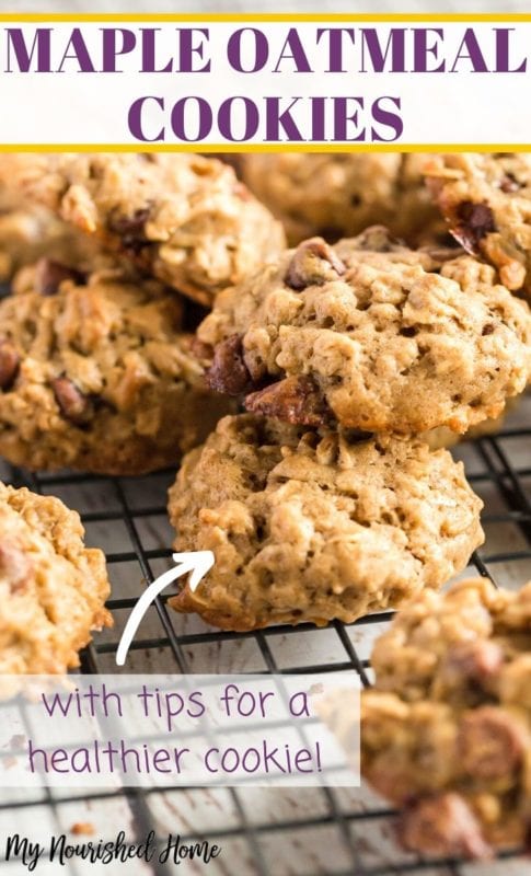 Maple Oatmeal Cookies | My Nourished Home