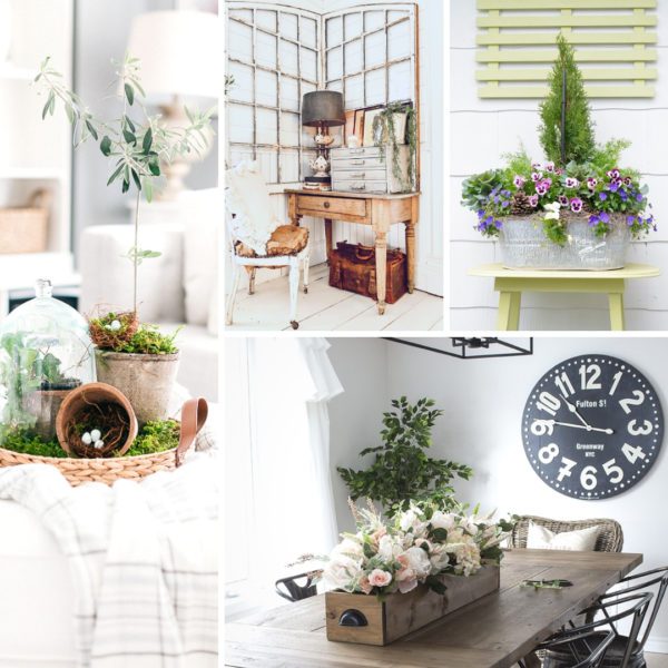 Spring Farmhouse Decor Ideas | My Nourished Home