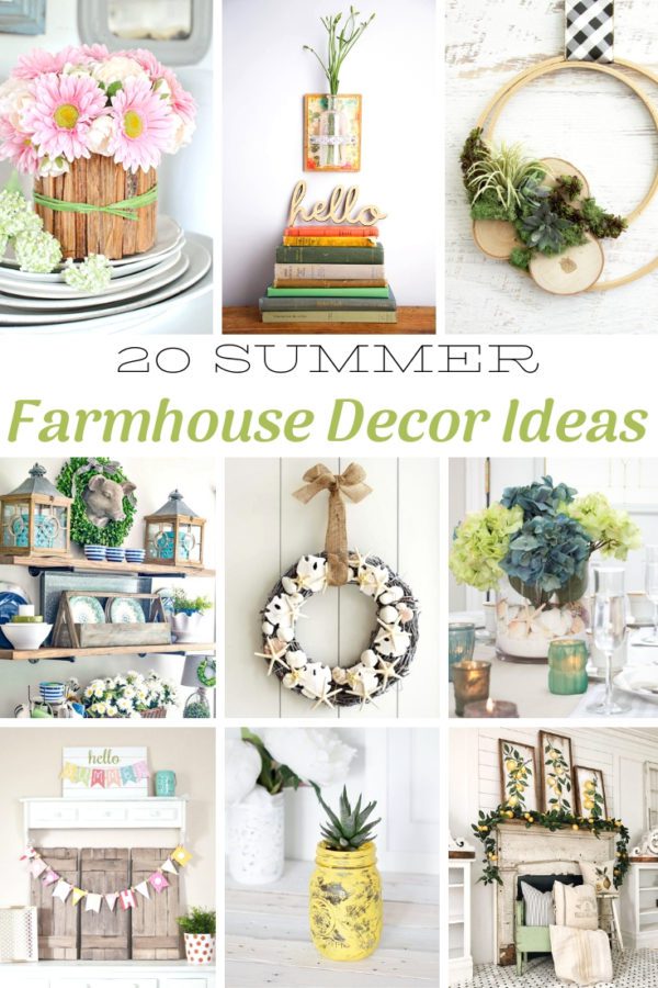 Farmhouse Summer Decor Ideas | My Nourished Home
