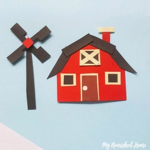 Paper Farm - A Barn Craft for Kids | My Nourished Home
