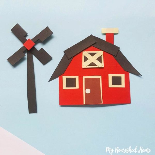 Paper Farm - A Barn Craft for Kids | My Nourished Home