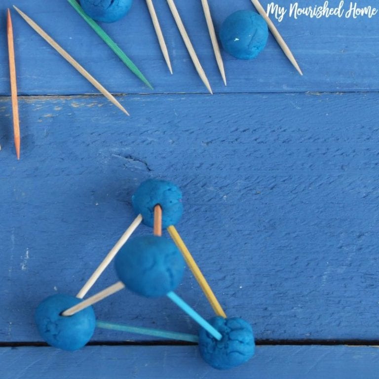 3D Shapes Craft for Kids | My Nourished Home