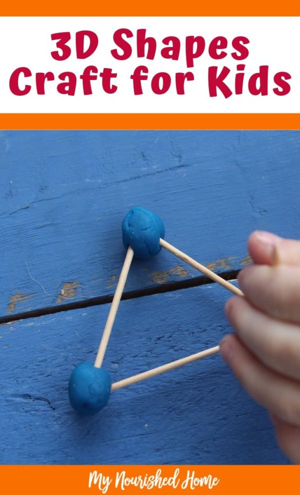 3D Shapes Craft for Kids | My Nourished Home
