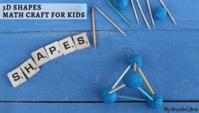 3D Shapes Craft for Kids | My Nourished Home