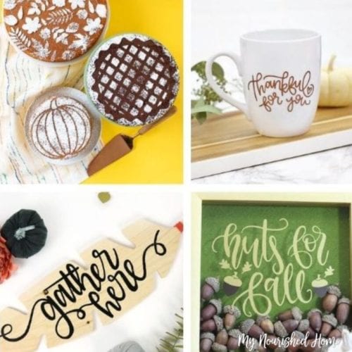Fall Crafts with the Cricut | My Nourished Home