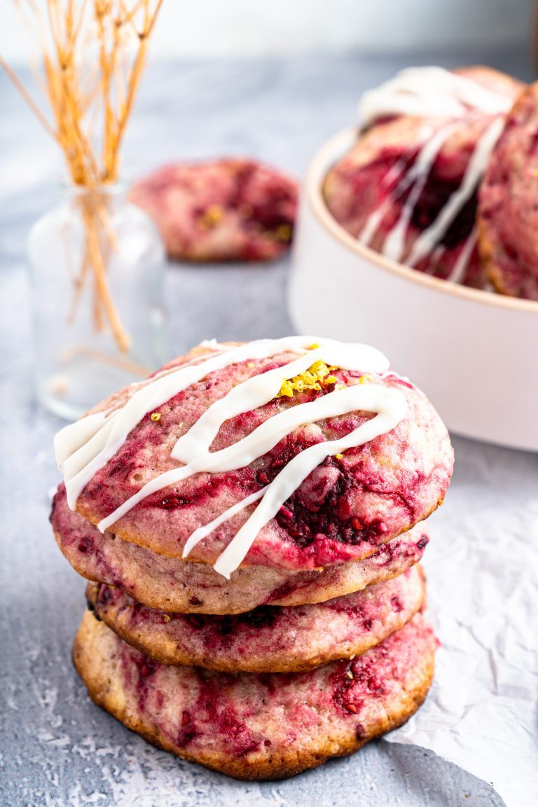 White Chocolate Raspberry Cookies | My Nourished Home