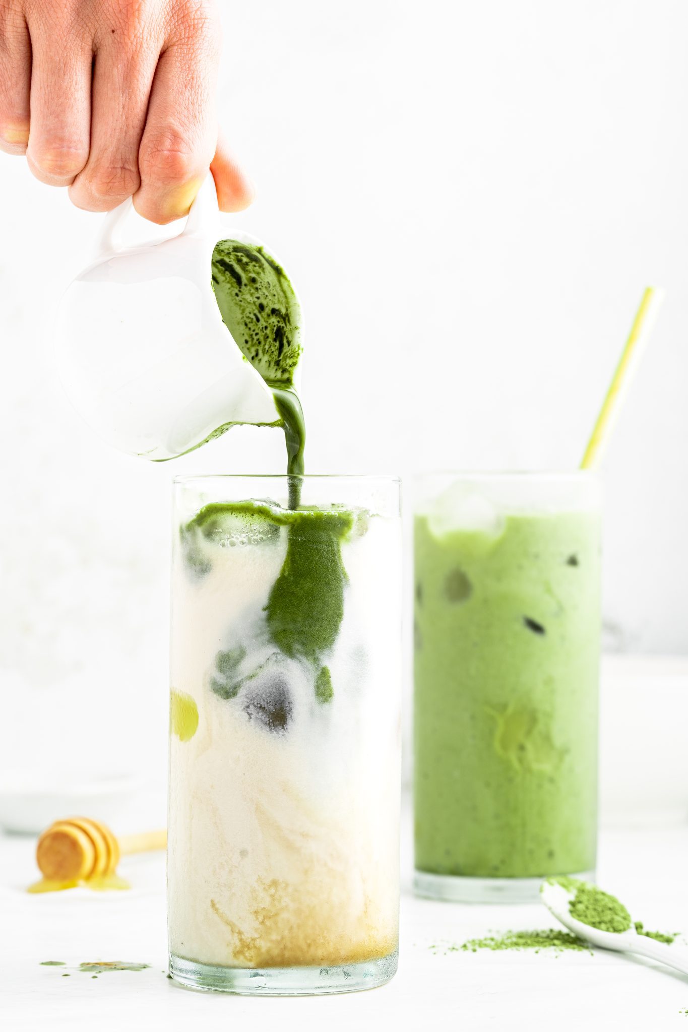 Vanilla Matcha Latte | My Nourished Home | Recipe