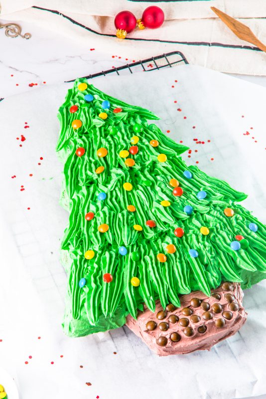 Christmas Tree Cake | My Nourished Home