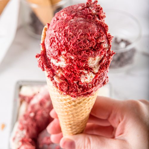 Red Velvet Ice Cream | My Nourished Home