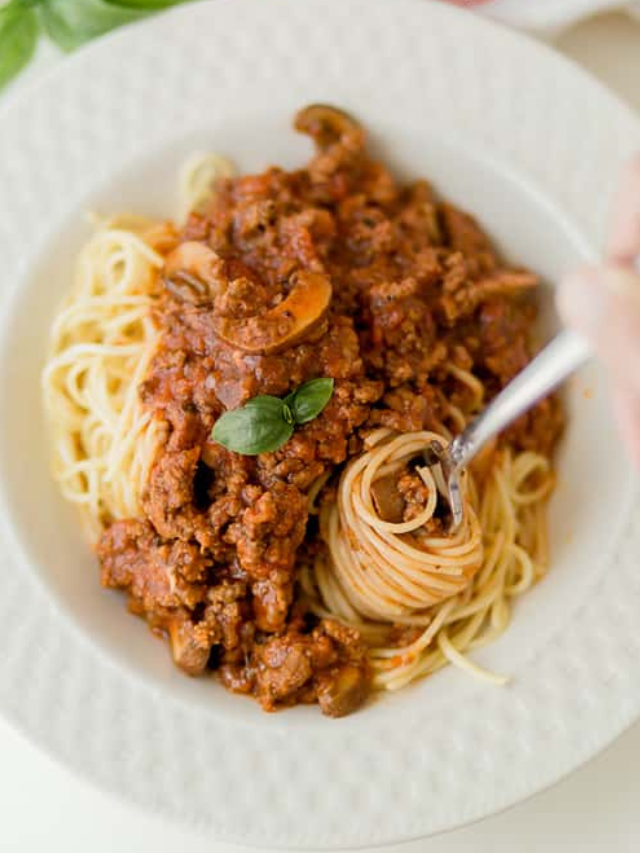 Spaghetti Bolognese, The Perfect Family Dinner | My Nourished Home