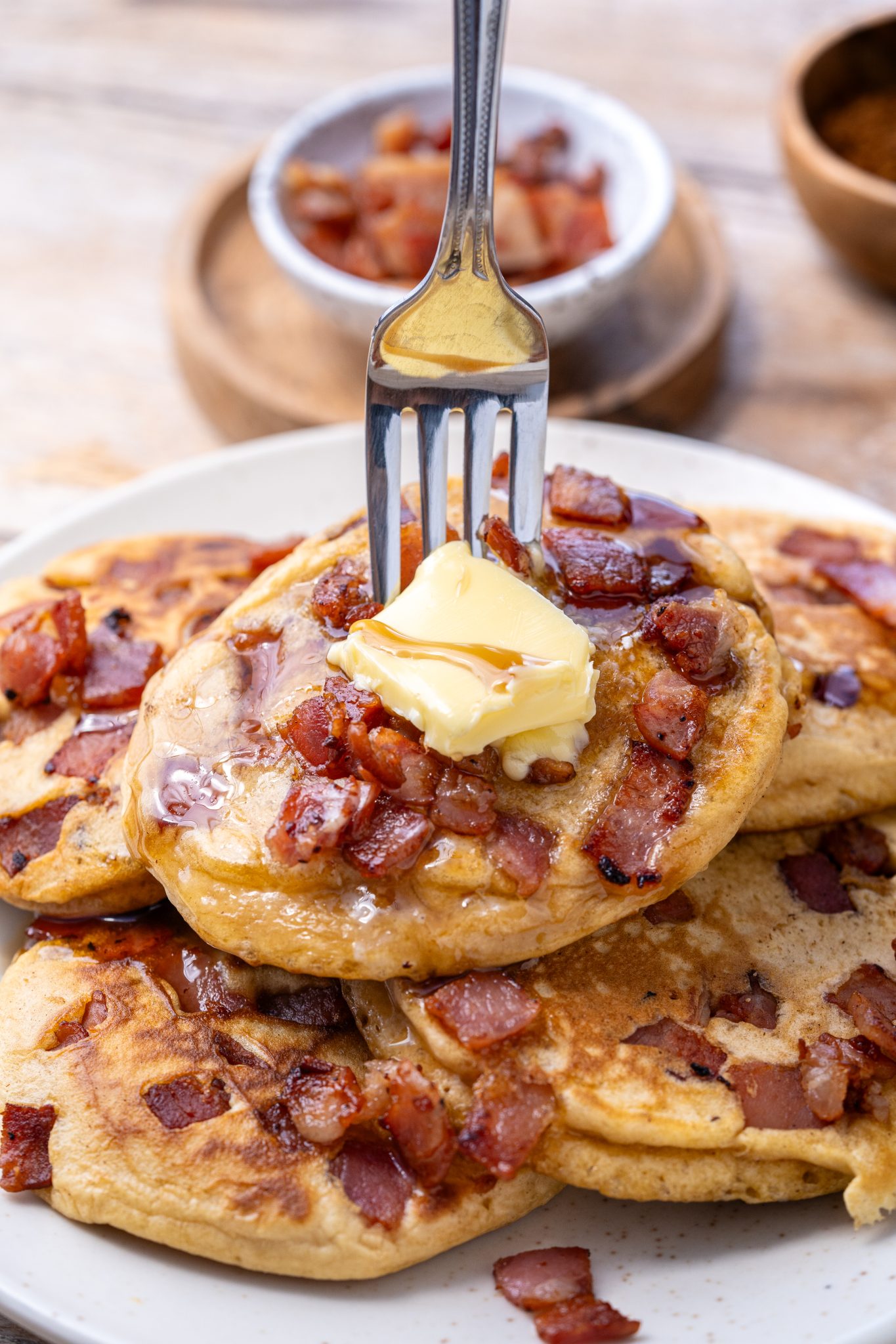 Bacon Pancakes | My Nourished Home