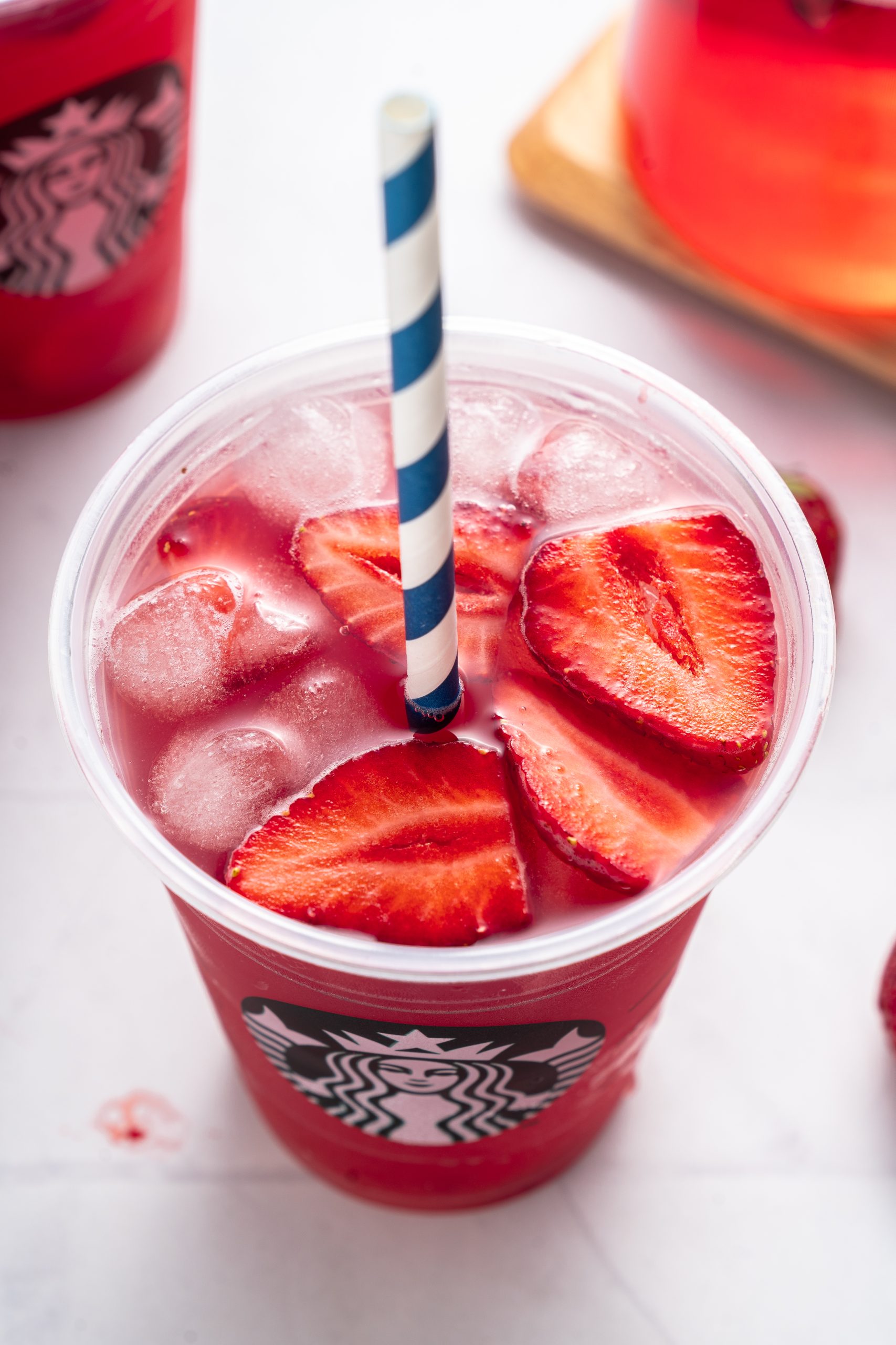 Strawberry Açaí Starbucks Refresher | My Nourished Home